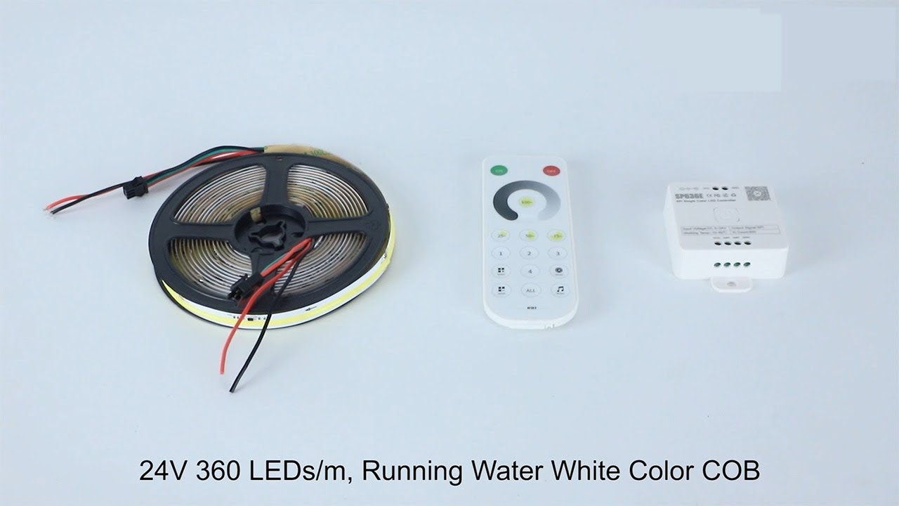 Chasing Running Water effcet COB LED Strip Light Kit - YouTube