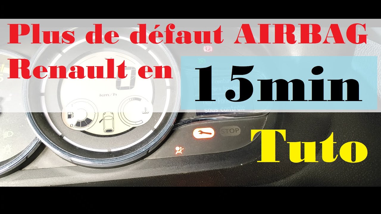Réparation défaut airbag sur Renault en 15min - YouTube