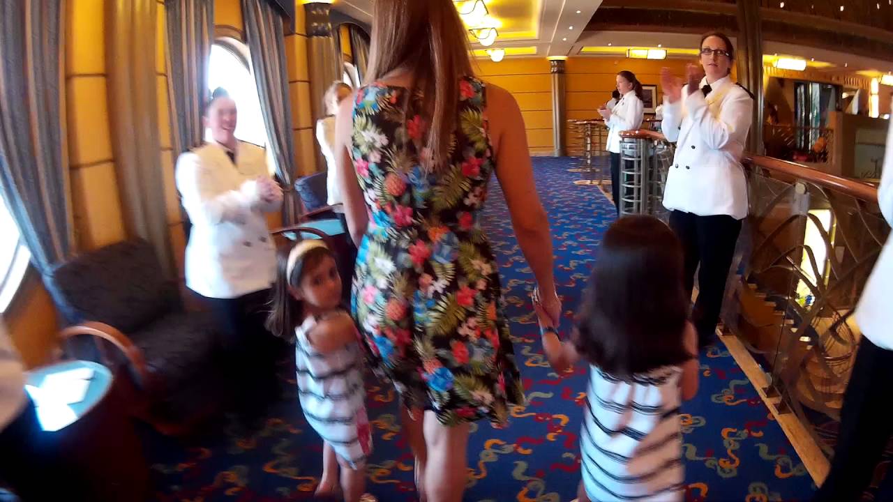 Disney Wonder entrance - YouTube