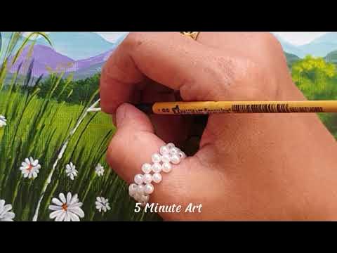 Acrylic landscape painting l Acrylic painting for beginners. l 5 Minute ...