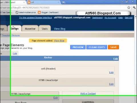 How to Create a Drop Down Menu In Blogger - YouTube