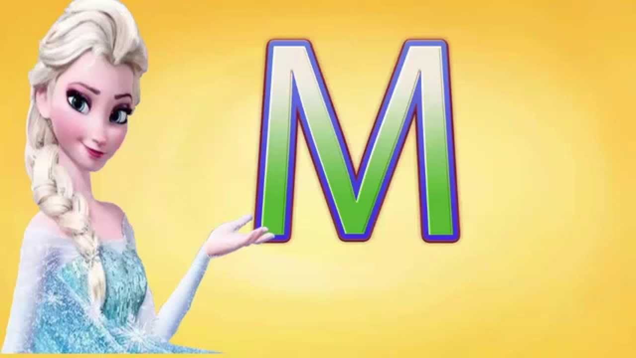Elsa Frozen ABC Song ,Kids Song,learn English Alphabet with Frozen ABC ...