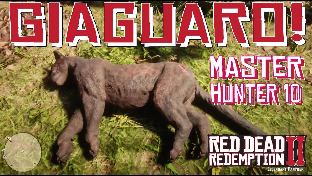 Legendary Giaguaro Panther Hunt Master Hunter 10 Red Dead Redemption 2 ...
