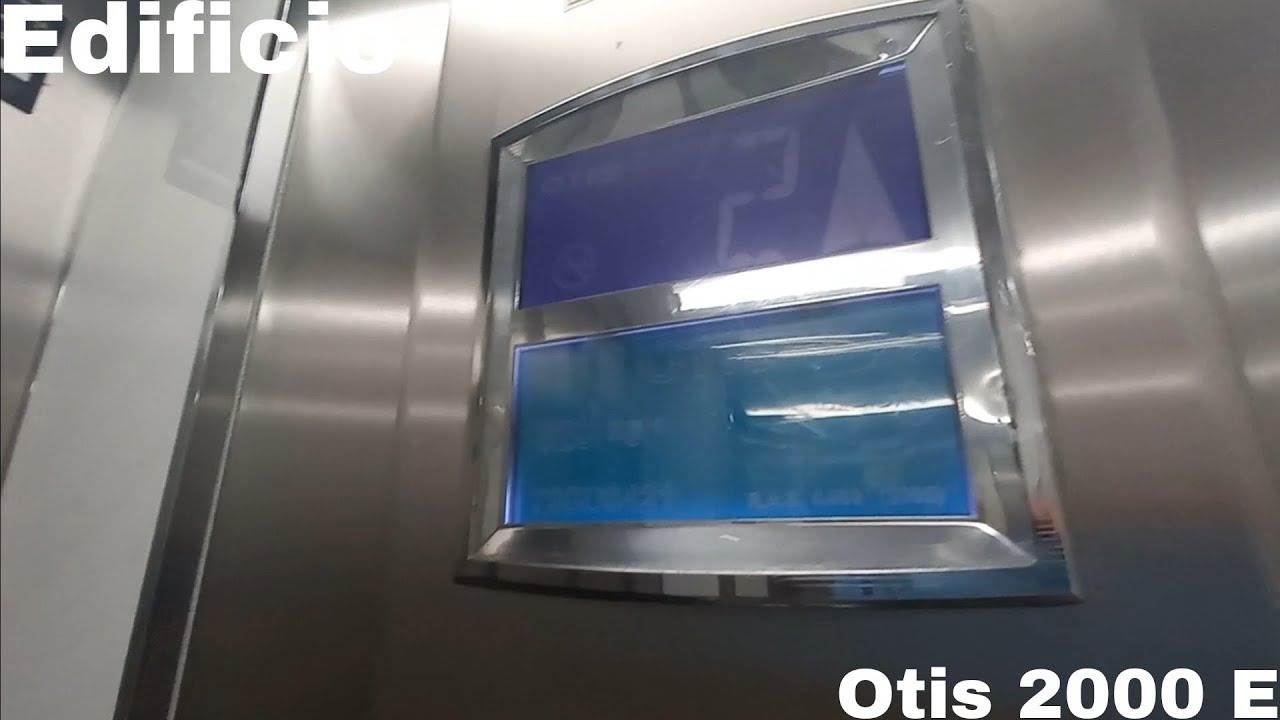 Ascensor Otis 2000 E MR en un edificio, Oviedo, España - YouTube