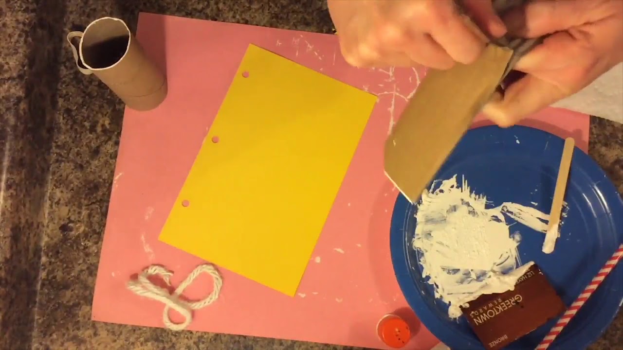 TMA at HOME: Found Object Print Collage - YouTube