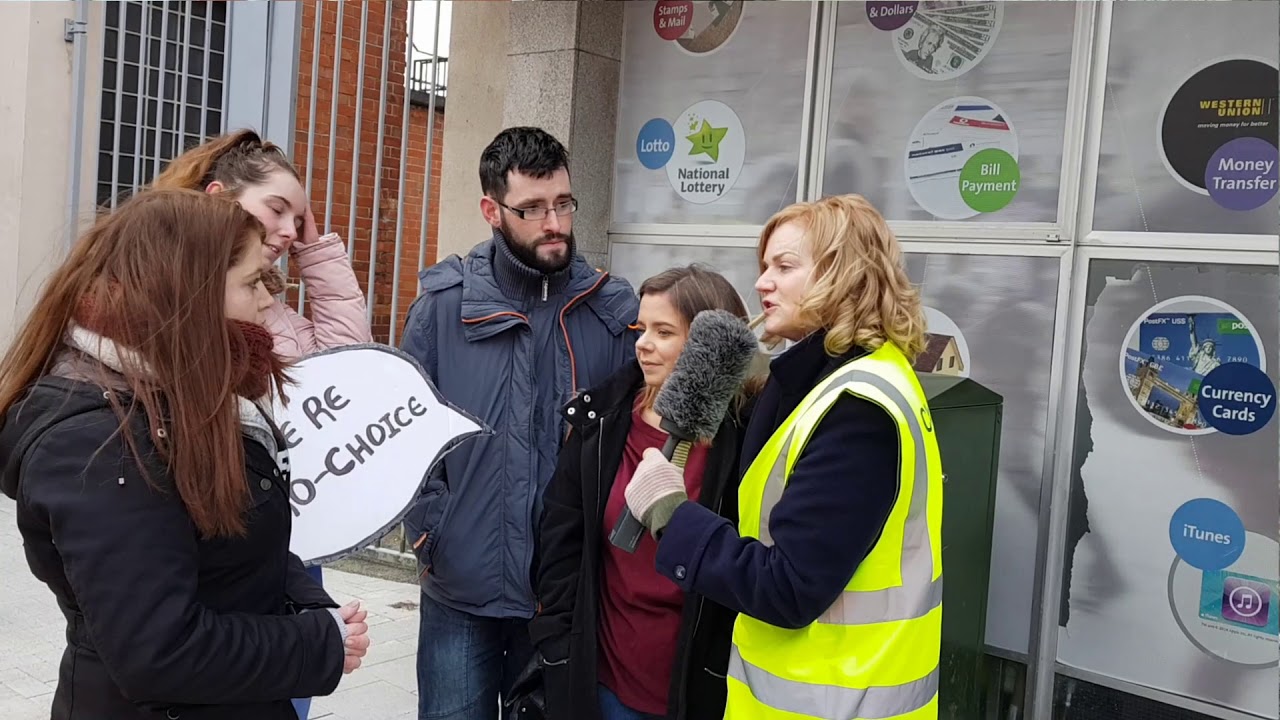 Aine Duffy Irishwebtv com talks to Pro Choice in Market Square Cavan ...