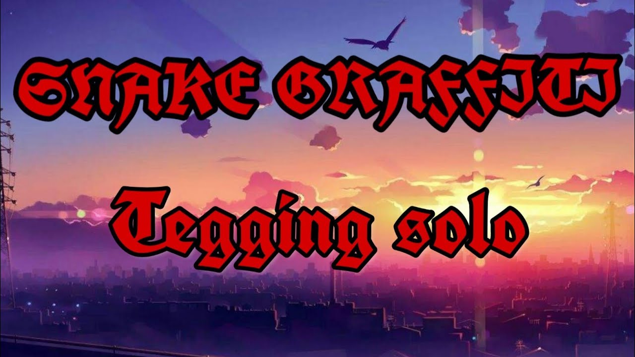 Graffiti tagging solo, PTZ snake - YouTube