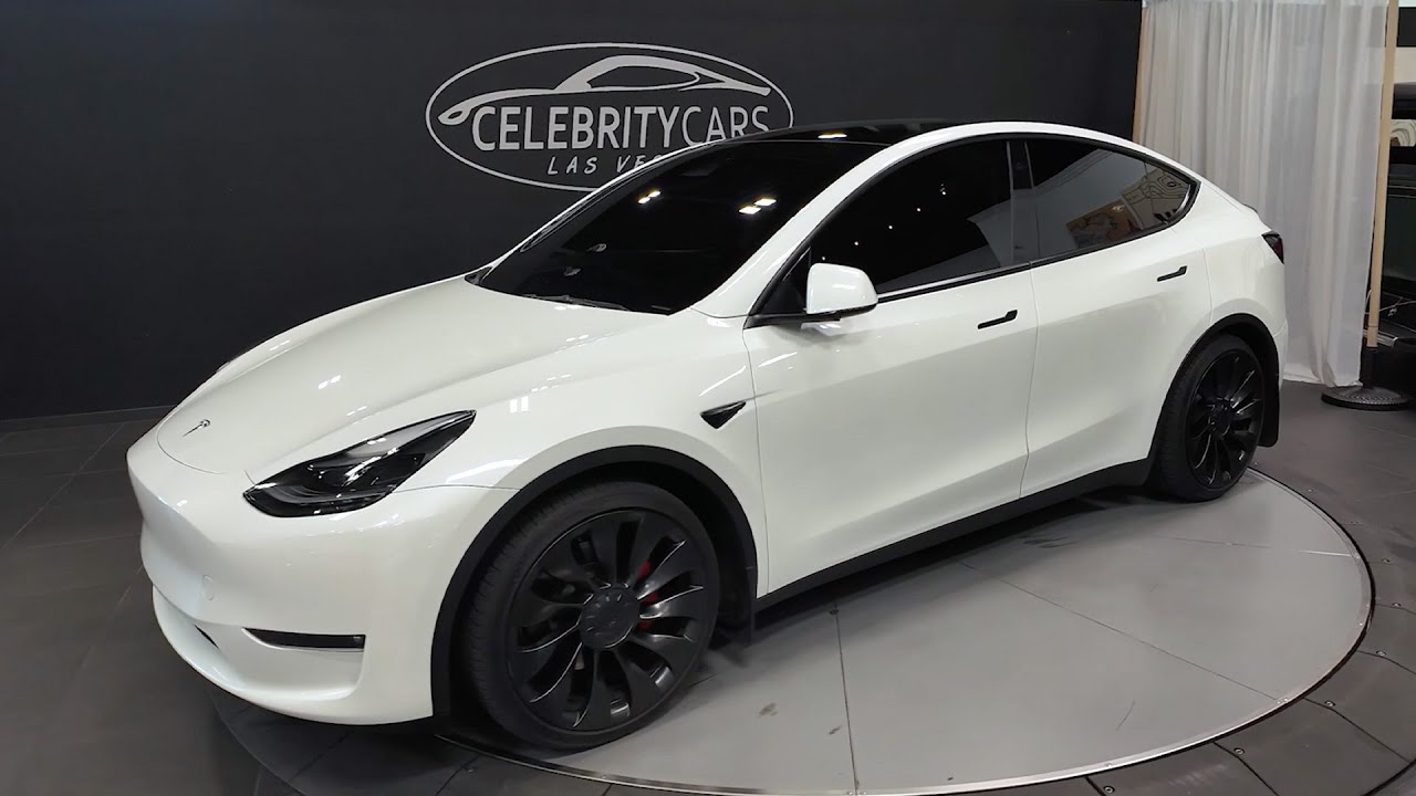 2023 Tesla Model Y Performance | At Celebrity Cars Las Vegas - YouTube