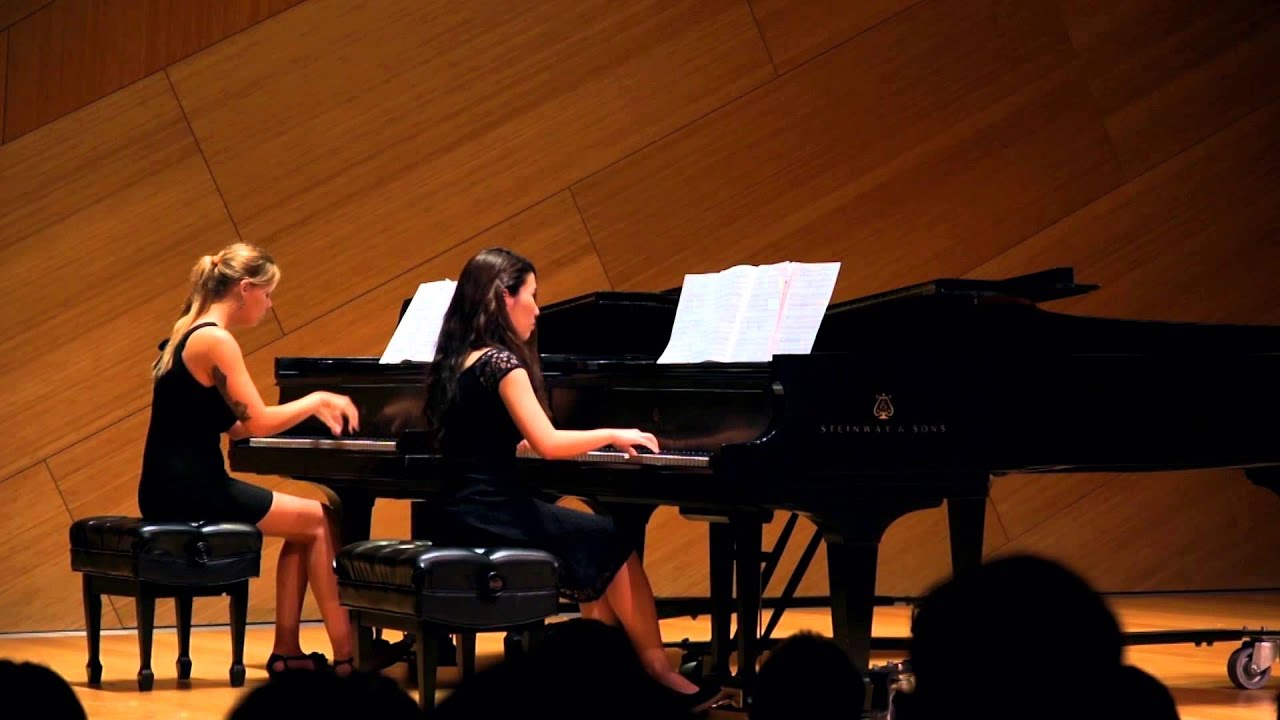 Sonata for two pianos K488 - YouTube