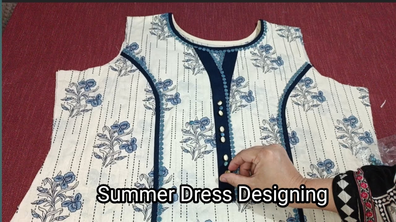 Latest Summer Dress Designing Cutting And Stitching # ...