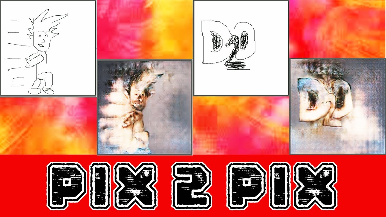DRAWING WITH SIDEARMS! - Pix2Pix Photo Generator! - YouTube