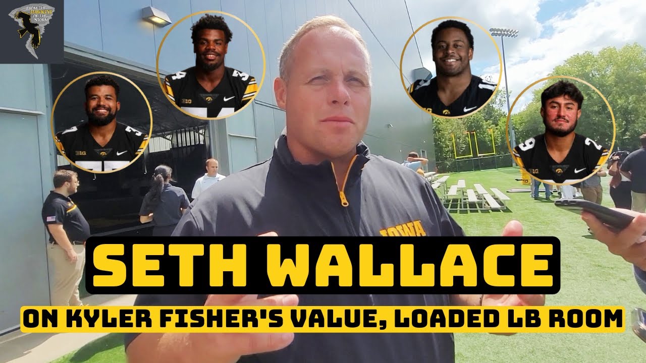 Who's the NEXT great Iowa linebacker? 👀 Iowa Football LB coach Seth ...