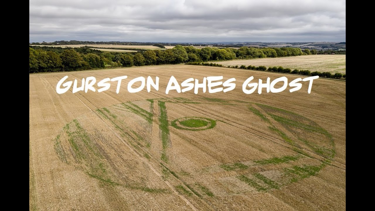 Gurston Ashes Crop Circle Ghost - YouTube
