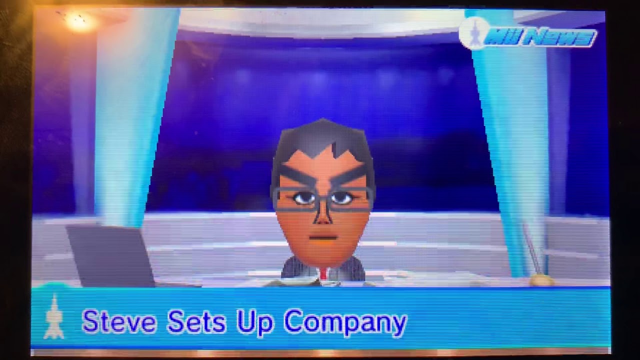 Tomodachi Life - Mii News - Steve Sets Up Company - YouTube