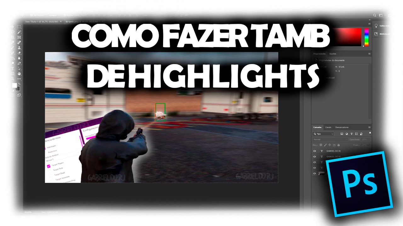 COMO FAZER THUMBNAIL DE HIGHLIGHTS PARA FIVEM !!! - YouTube