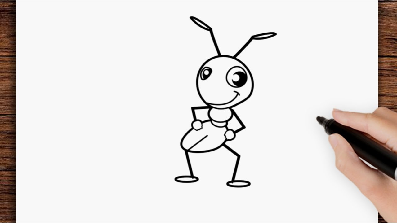 Come disegnare una formica - YouTube