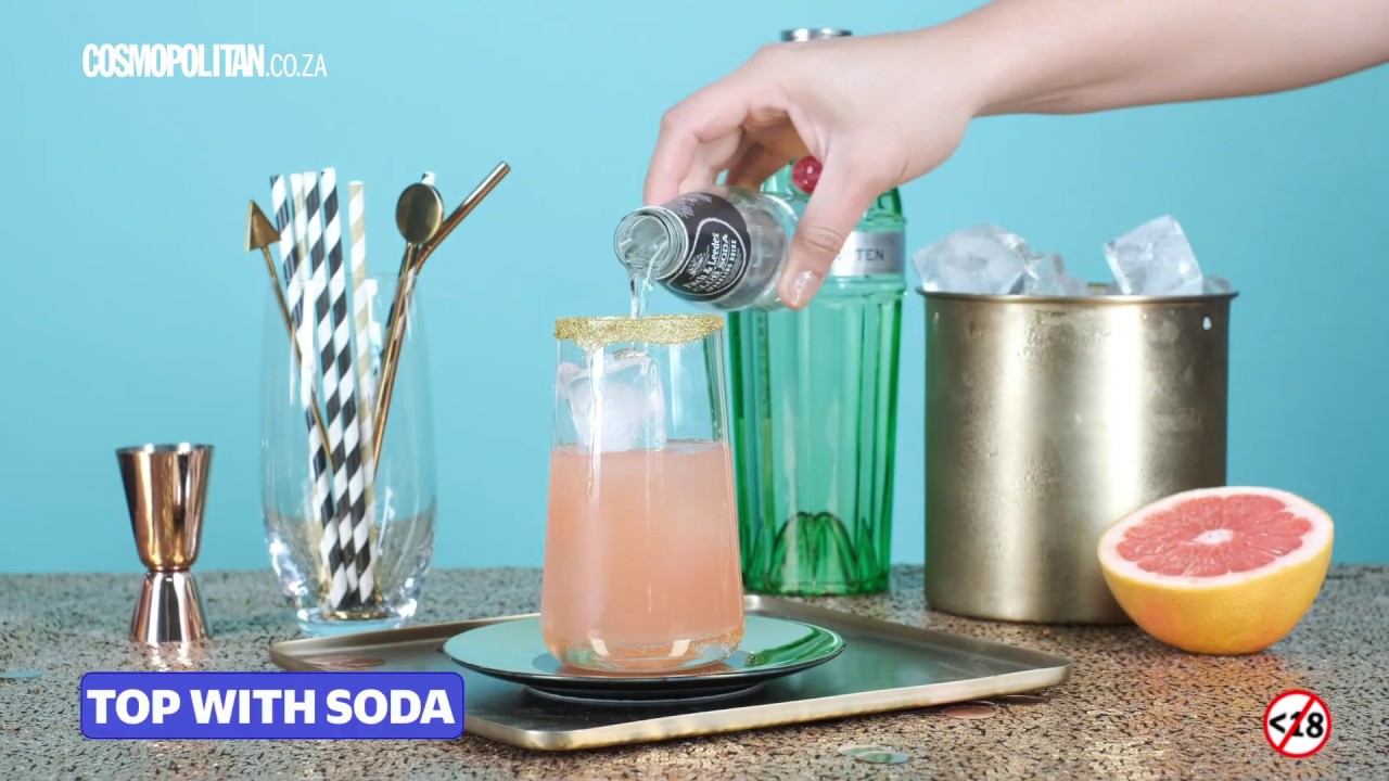 Glitter Grapefruit Collins Cocktail | COSMO Cocktails | Cosmopolitan SA ...