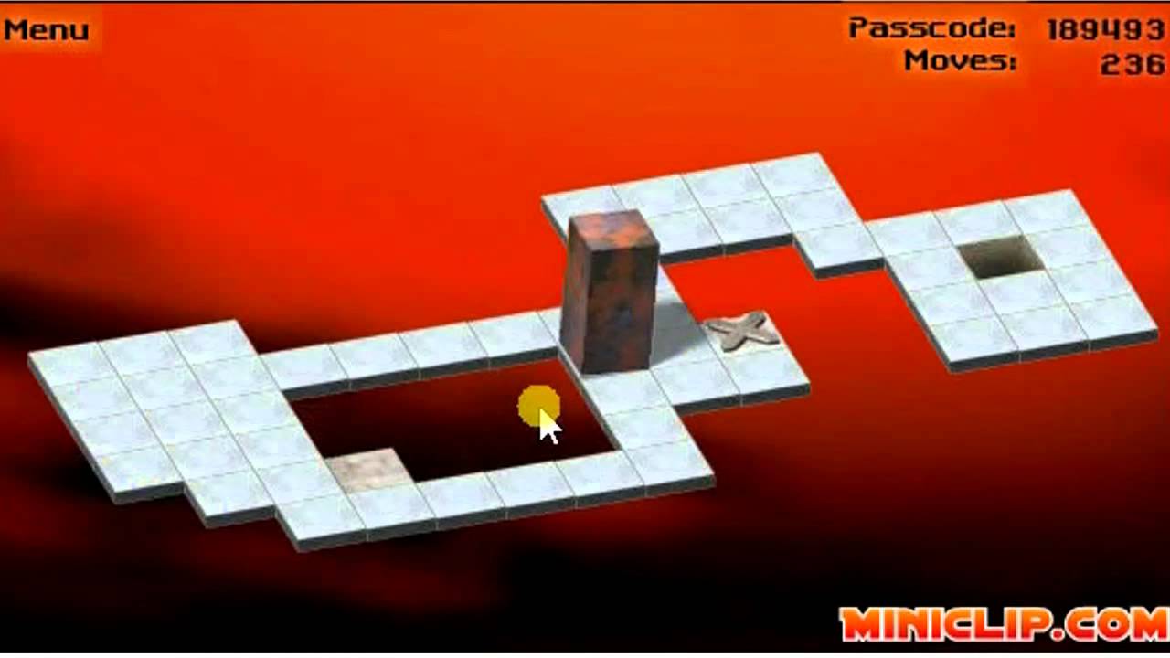 Bloxorz Walkthrough Level 7 - YouTube