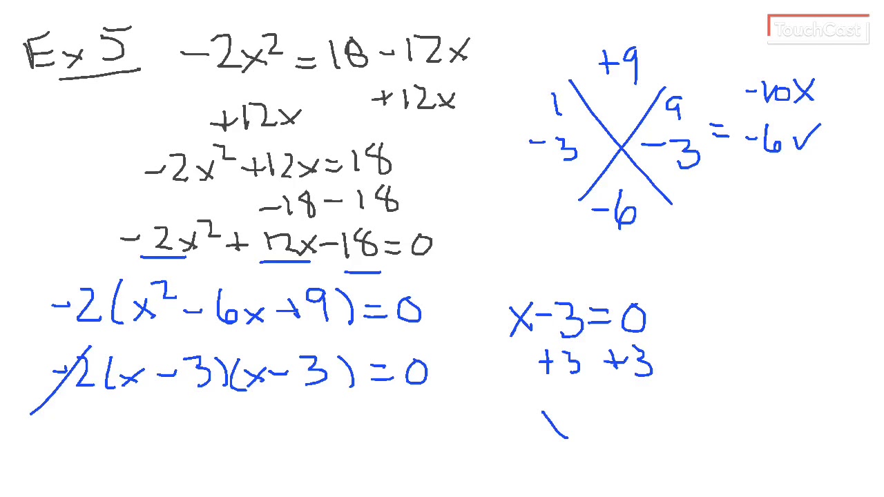 Solving Quadratic Equations (Factoring) - YouTube