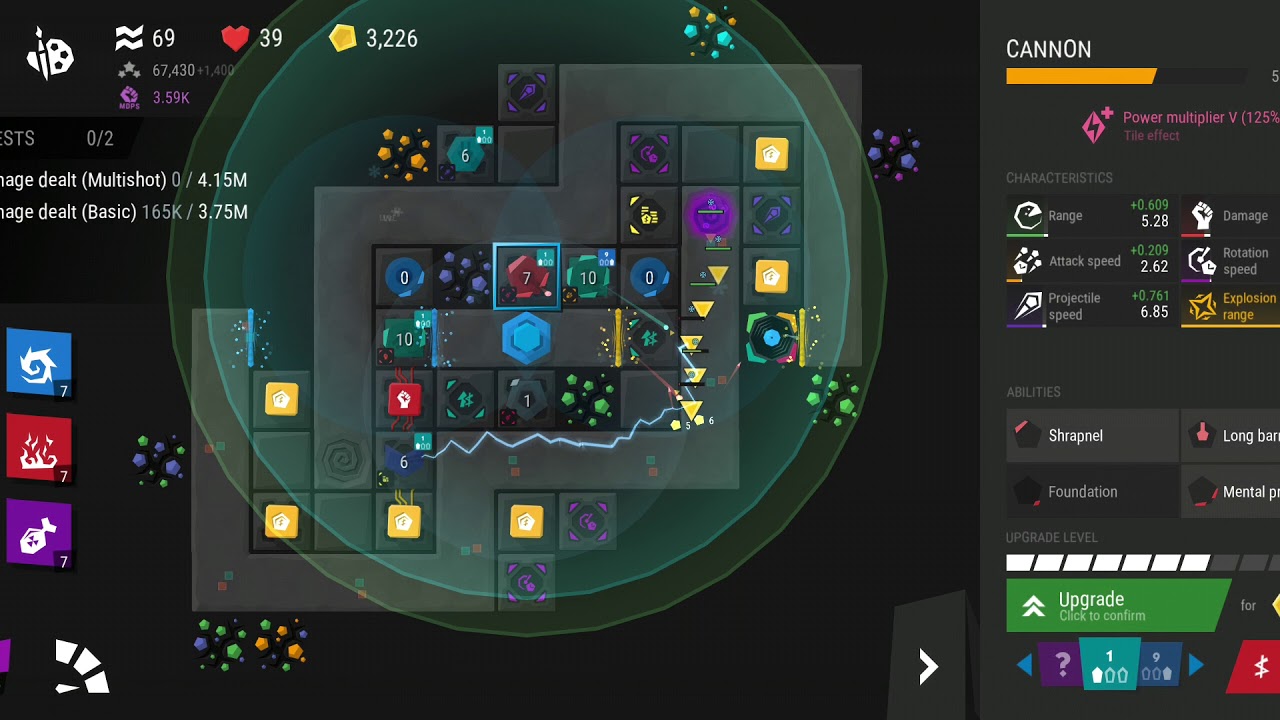 [Infinitode 2] Complete the Quests [Damage dealt(Basic)] in one game. - YouTube