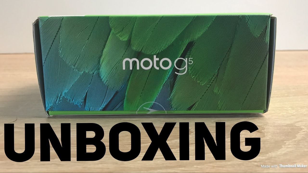 Moto G5 Unboxing - YouTube