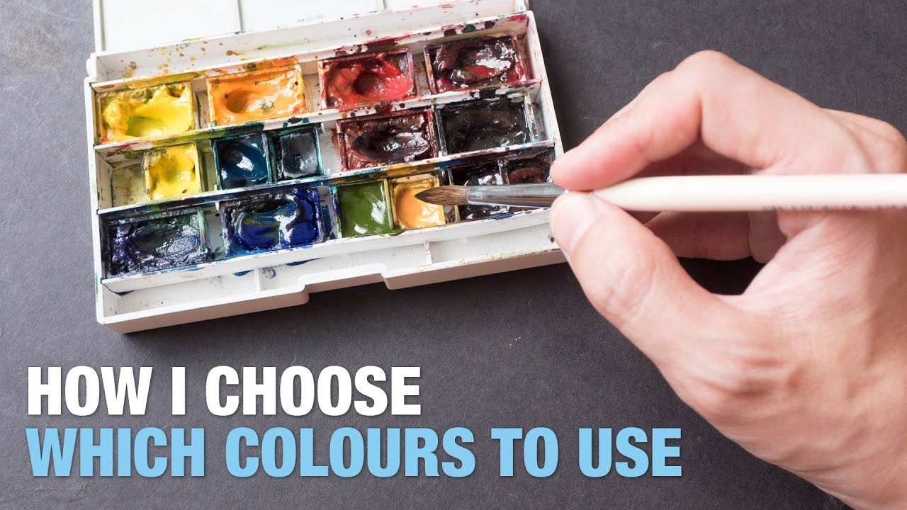 How I choose which colours to use - YouTube