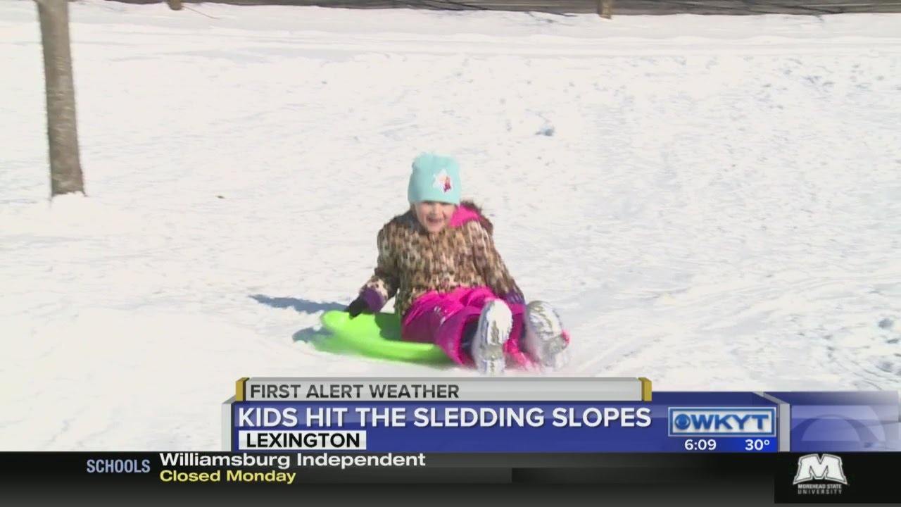 Kids hit the slopes - YouTube