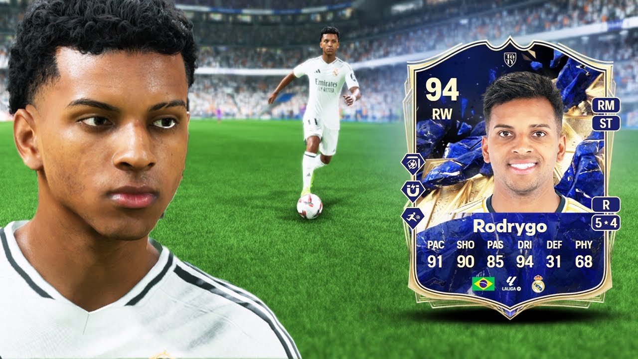 94 TOTY BLUEPRINT EVOLUTION RODRYGO PLAYER REVIEW | FC 25 ULTIMATE TEAM ...