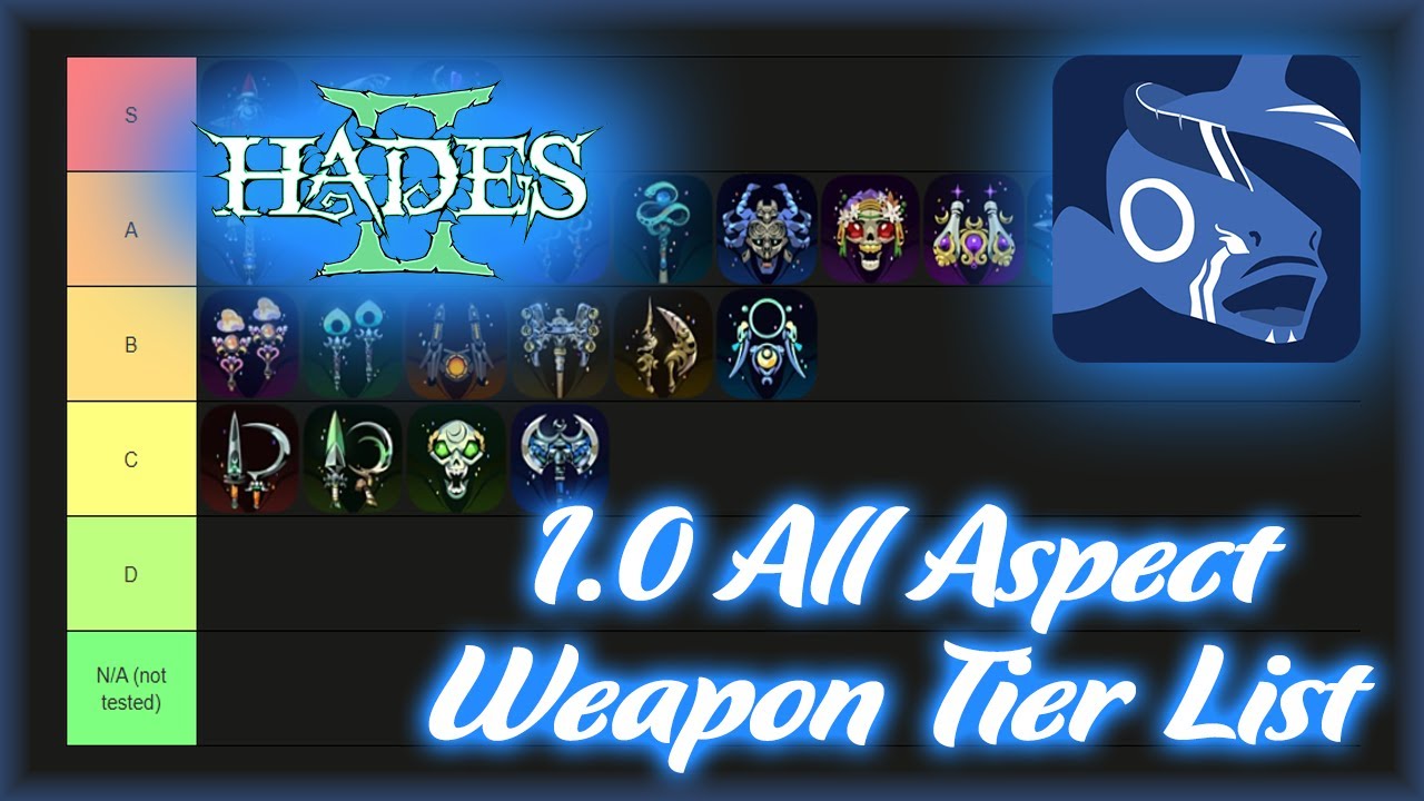 Hades II 1.0 all aspects weapon tier list. - YouTube