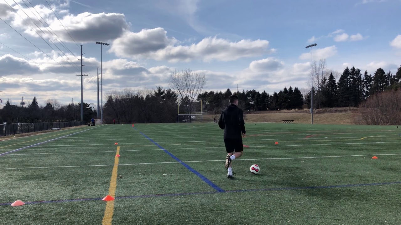 EPSC Intense Ball Work - Diagonal Dribbling - YouTube