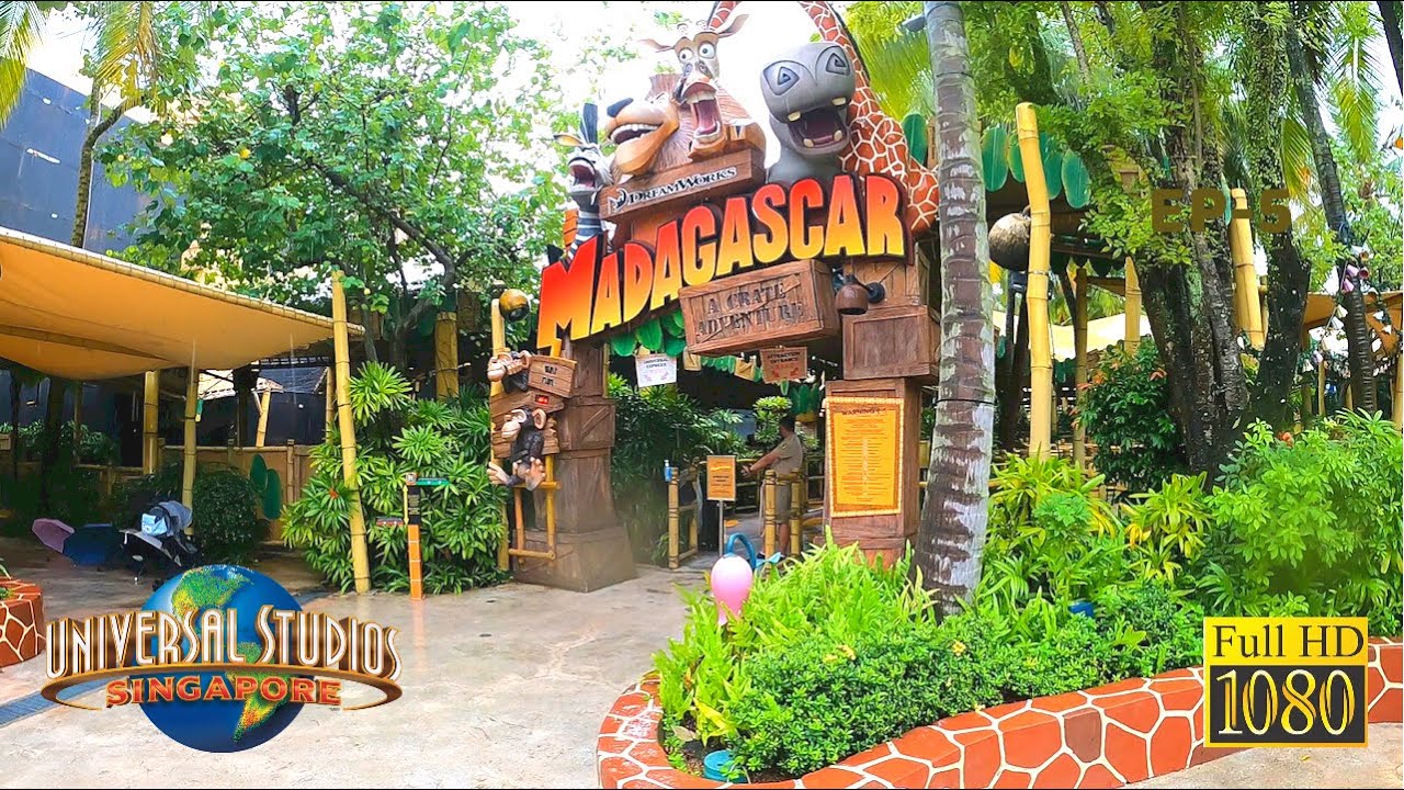 Madagascar ride | Universal Studios Singapore | Sentosa - YouTube