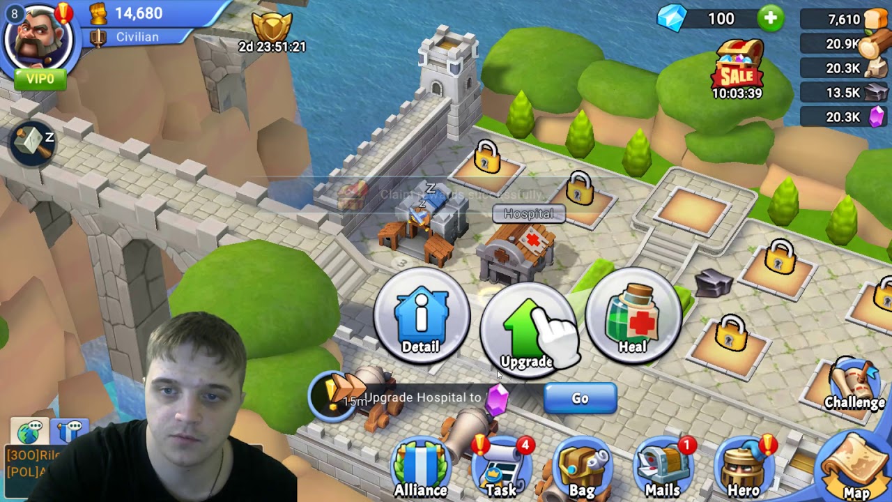 Epic War - Castle Alliance Обзор,Первый взгляд,Геймплей,Gameplay - YouTube