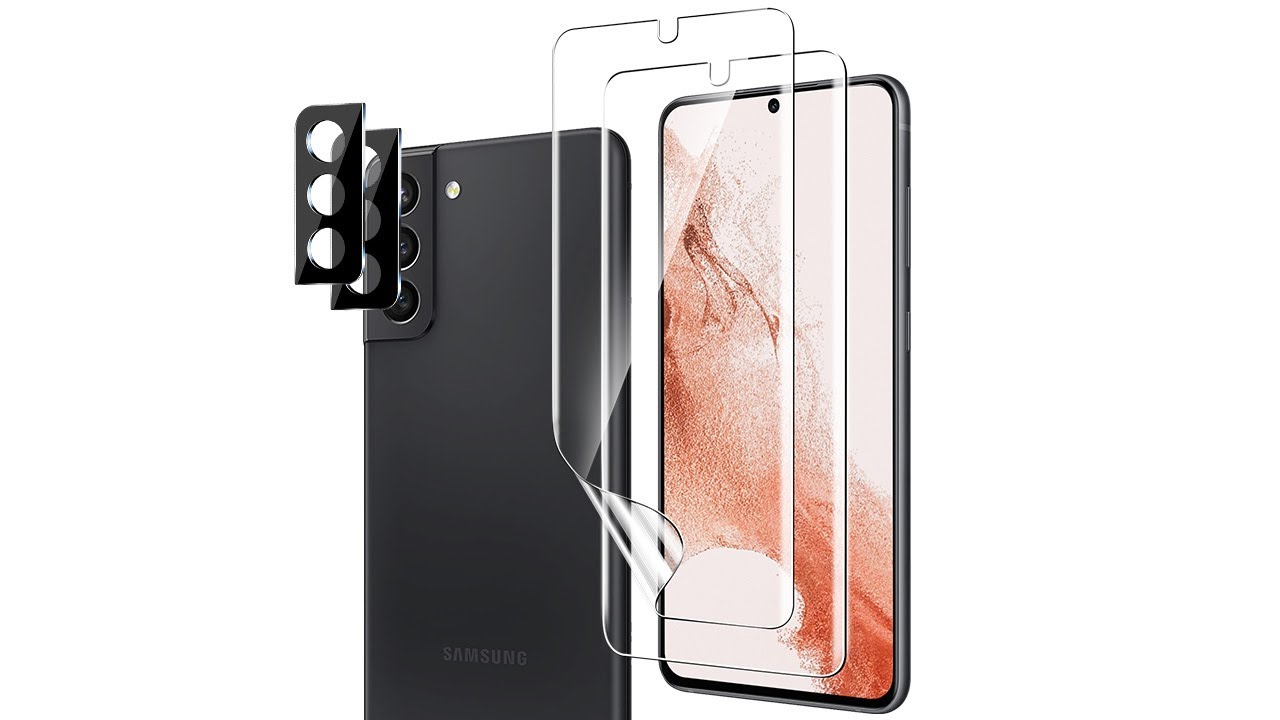 Galaxy S22/S22 Plus/S22 Ultra Flexible Screen Protector Installation ...