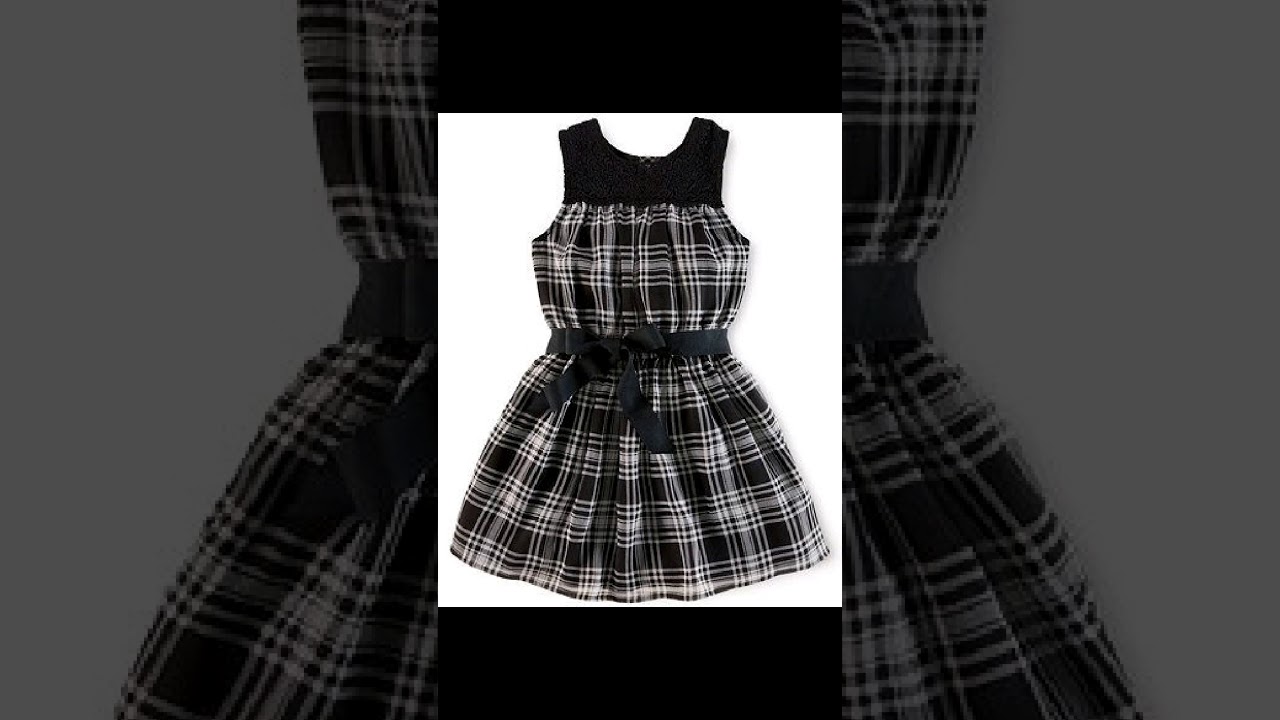 Checkered dresses for girls(kid edition) - YouTube