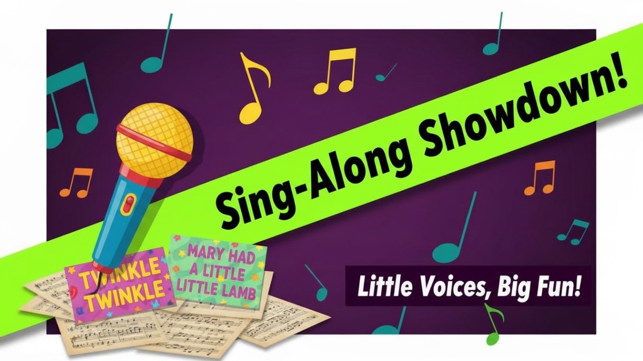 FUN Sing Along Challenge for Little Kids - YouTube