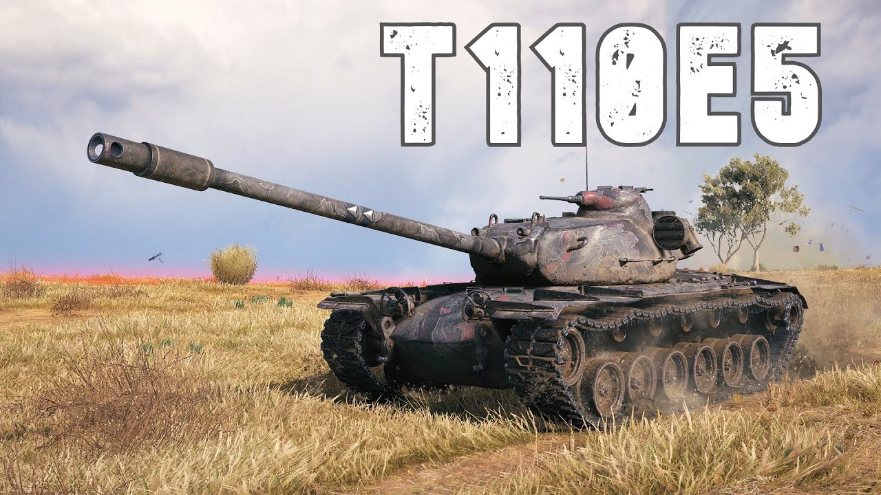World of Tanks T110E5 - 6 Kills 10,6K Damage - YouTube