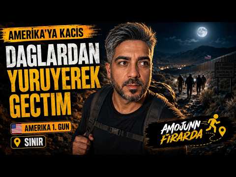 AMERIKA'YA KACIS | Meksika-Amerika Sinirini Daglardan Yuruyerek Gectim (Amerika 1. Gun)