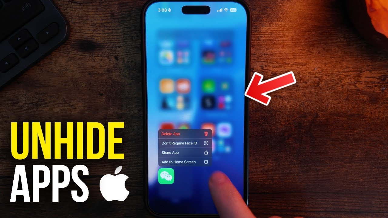 How To Unhide Apps in iPhone - View Hidden Apps - YouTube