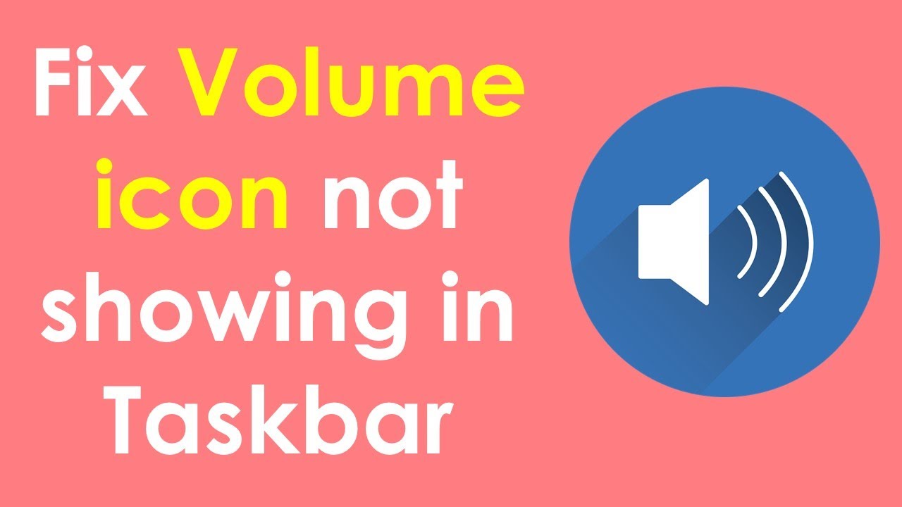 Volume Icon Missing From Taskbar Windows 7 YouTube volume-icon-missing-from-taskbar-windows-7-youtube