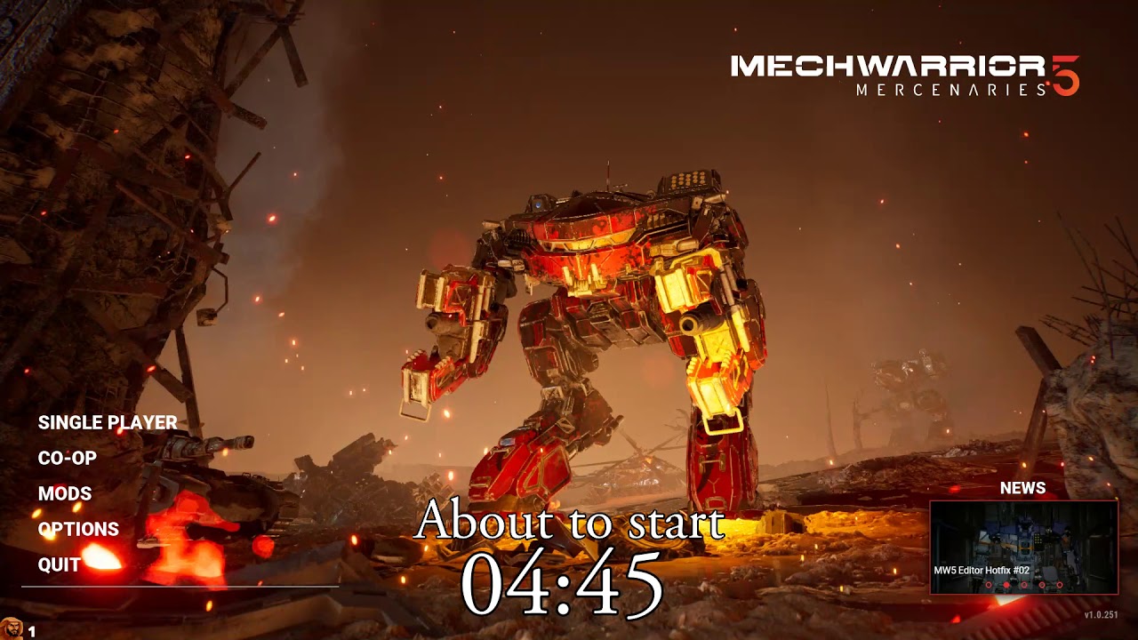 Stream - Mechwarrior 5: Mercenaries Reloaded mod Set 15 - YouTube