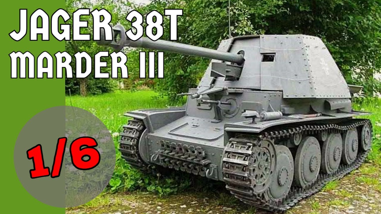 Panzer jager 38T MARDER III - 1/6 scale - YouTube