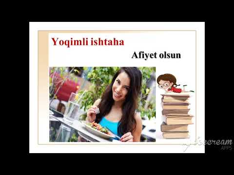 Özbekçede günlük hayatta kullanılan kalıp ifadeler