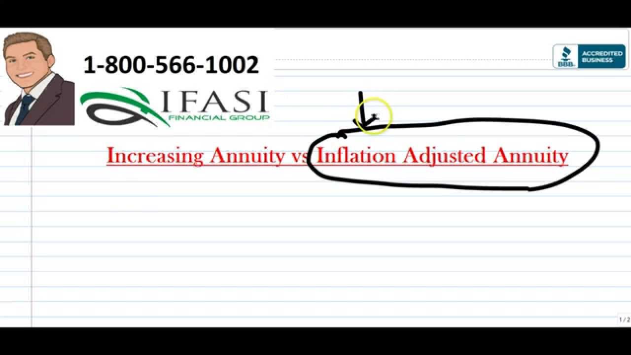 best increasing annuity - Inflation Protection