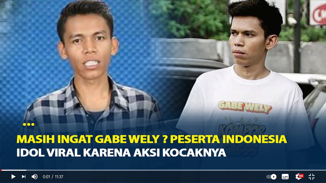 Masih Ingat Gabe Wely ? Peserta Indonesian Idol Viral Karena Aksi ...