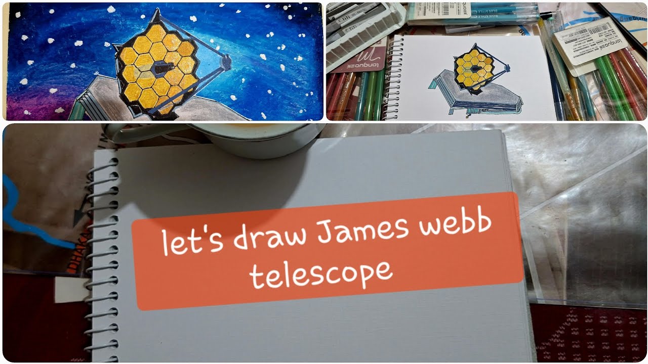 How to Art James Webb Space Telescope (JWST) #jwst #art #telescope ...