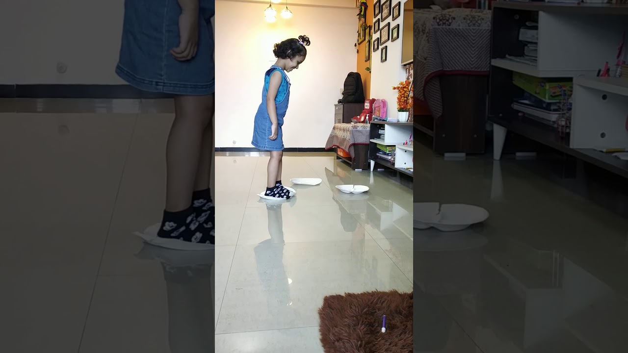 Hopping games for kids at home - YouTube