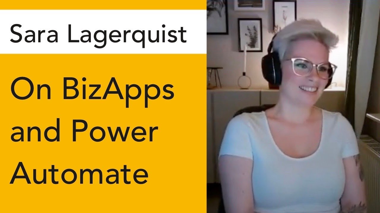 Power Automate! | Sara Lagerquist | Cloud Conversations Ep 40 - YouTube