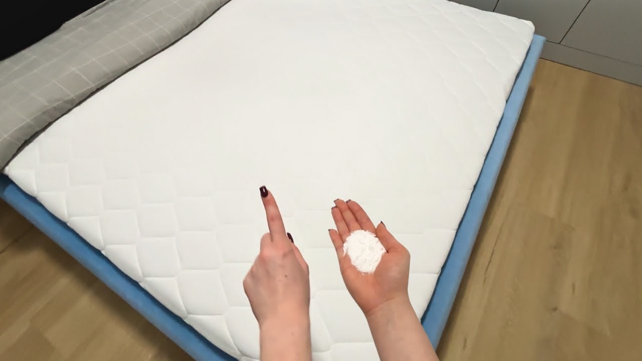 Just one handful, and your mattress will be as good as new - YouTube