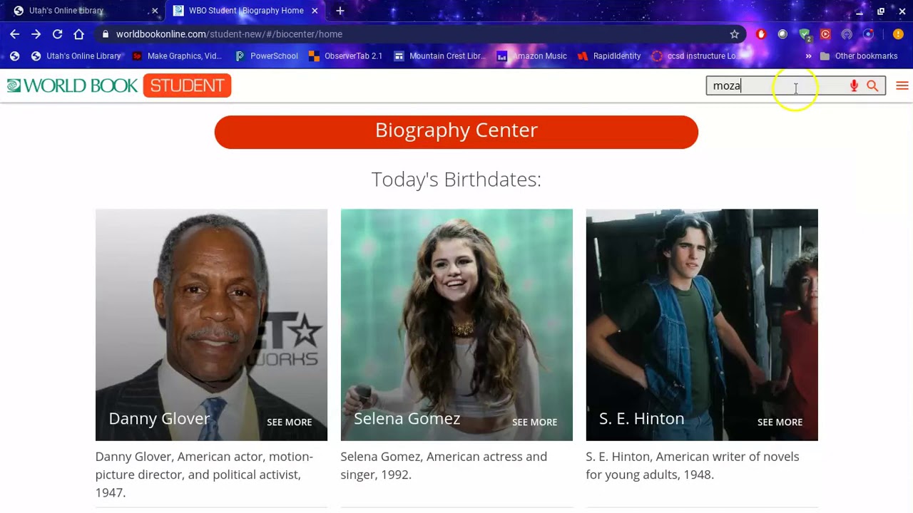 Research: for Biographies - YouTube