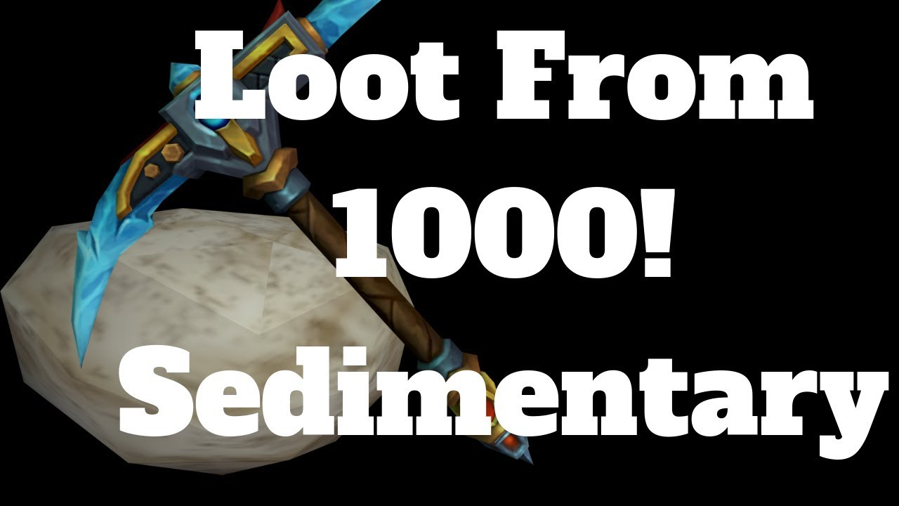Loot from 1000 Sedimentary Geodes Runescape | RS3 2019 - YouTube